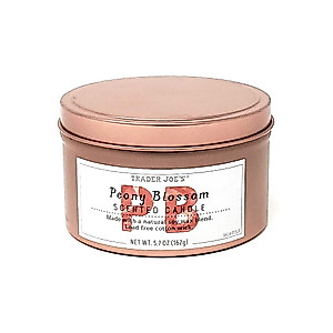Trader Joe's - Peony Blossom Candle NET WT. 5.7 OZ Each - Set of 2