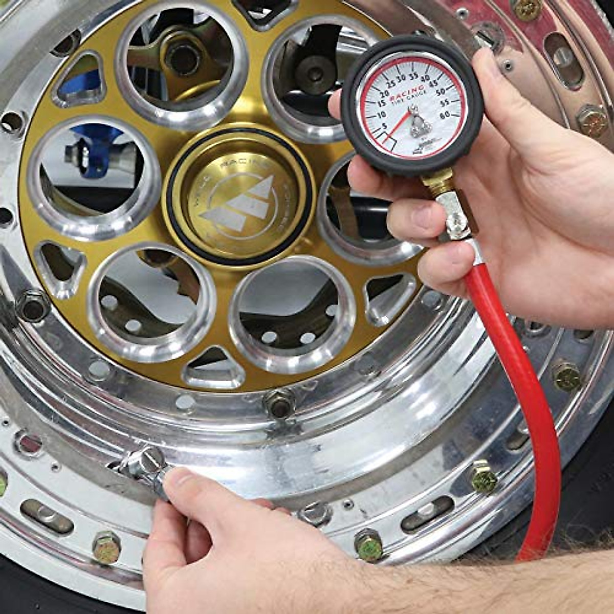 Longacre 50417 0-60 PSI Analog Tire Pressure Gauge, 2 Inch