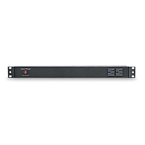 CyberPower PDU15B2F8R Basic PDU, 100-125V, 15A (Derated to 12A), 10 Outlets, 1U Rackmount