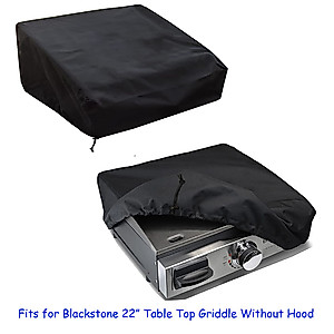ProHome Direct Heavy Duty Waterproof Grill Cover for Blackstone 22" Table Top Griddle Without Hood,Compare to Blackstone 1724 Cover