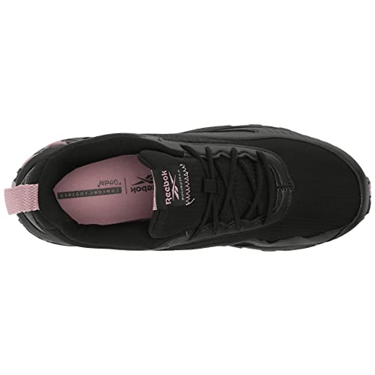 Reebok Women's Ridgerider 6.0 Hiking Shoe, Black/Pure Grey/Infused Lilac, 10