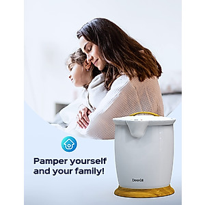 Deeroll Towel Warmer, Luxury Towel Warmer Bucket with Aromatherapy, Extra-large Towel Warmer for Relaxation & Home Spa, Auto Shut Off, Fits Up to Two 40"X70" Oversized Towels, Bathrobes, Blankets