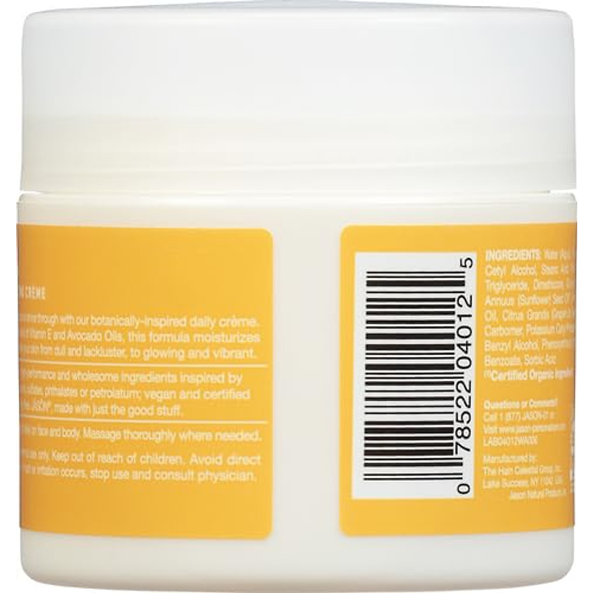 Jason Moisturizing Crème, Vitamin E 25,000 Age Renewal, 4 Oz