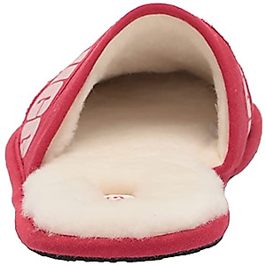 UGG Men's Scuff Graphic Band Slipper, Samba RED, 12