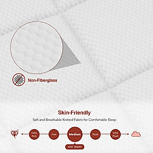 Ayeawo California King Mattress, 12 Inch Cal King Hybrid Mattress with Gel Memory Foam and Pocketed Springs, Pressure Relief and Motion Isolation, Cali King Mattress in a Box, Medium Firm