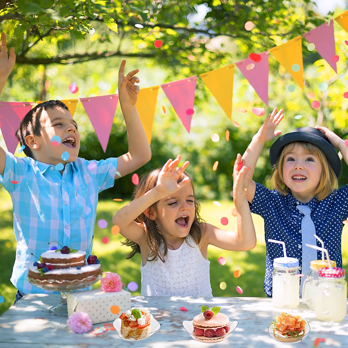 100 Pcs Dessert Plates, Mini Clear Disposable Dessert Bowls, Oval Plastic Ice Cream Cups Appetizer Tray, Sauce Dish/Bowls, Tomato Sauce, Salad Dressing for BBQ, Home, Party, Picnic, Wedding Gatherings