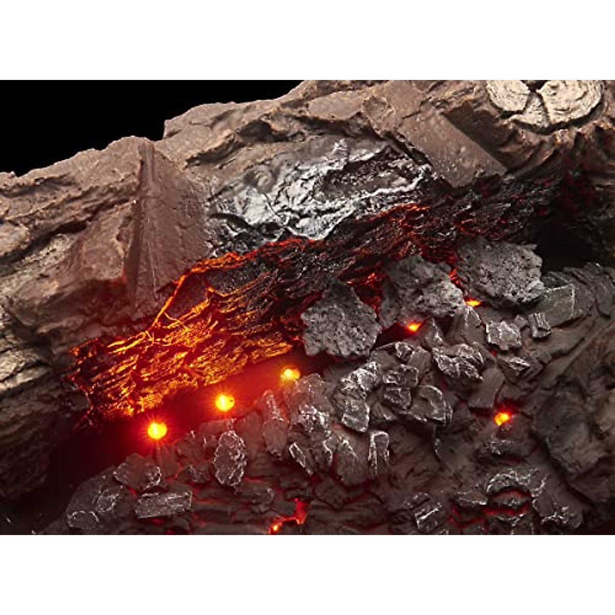 Napoleon Woodland 18 inch Freestanding Electric Fireplace Log Set - Black, NEFI18H