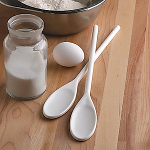 Fox Run Hi-Tech Spoons, 0.75 x 1.75 x 12 inches, White, 2 Pack