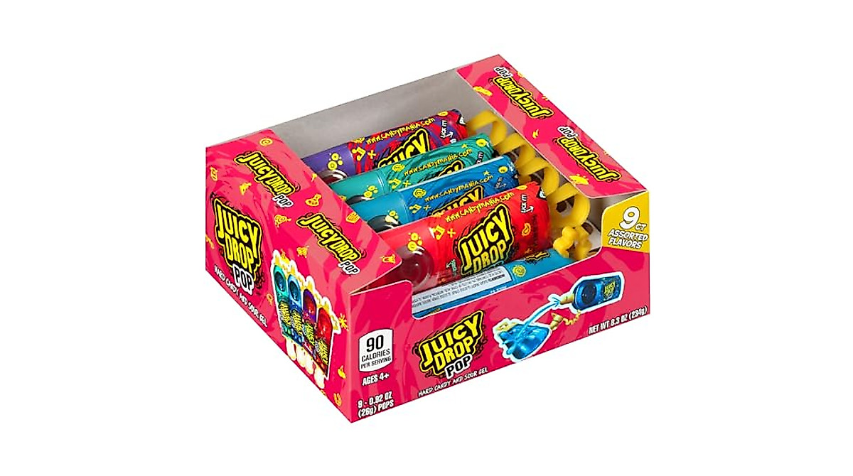 Juicy Drop Sweet & Sour Lollipop Variety Pack – Fun Kids Candy