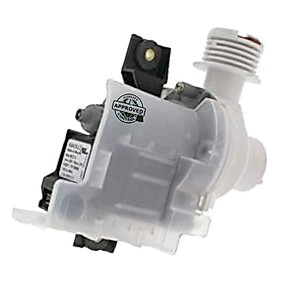 GLOB PRO SOLUTIONS 137108000 Washer Water Drain Pump Assembly 5 ¼" length Approx. Replacement for and compatible with Frigidaire Kenmore Electrolux White Westinghouse 137108000 Heavy DUTY