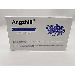 1000pcs/bag Dental Orthodontic Separator Bulk Pack Elastic Orthodontic Separate Ties