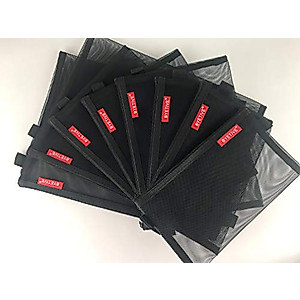 BYETIVE Mesh Cosmetic Bag Mesh Makeup Bag Set Nylon Mesh Bag With Zipper Mesh Toiletry Beauty Storage Bags Mesh Zipper Pouch Cosmetic Organizer Travel Accessories Kit Set Portable Storage