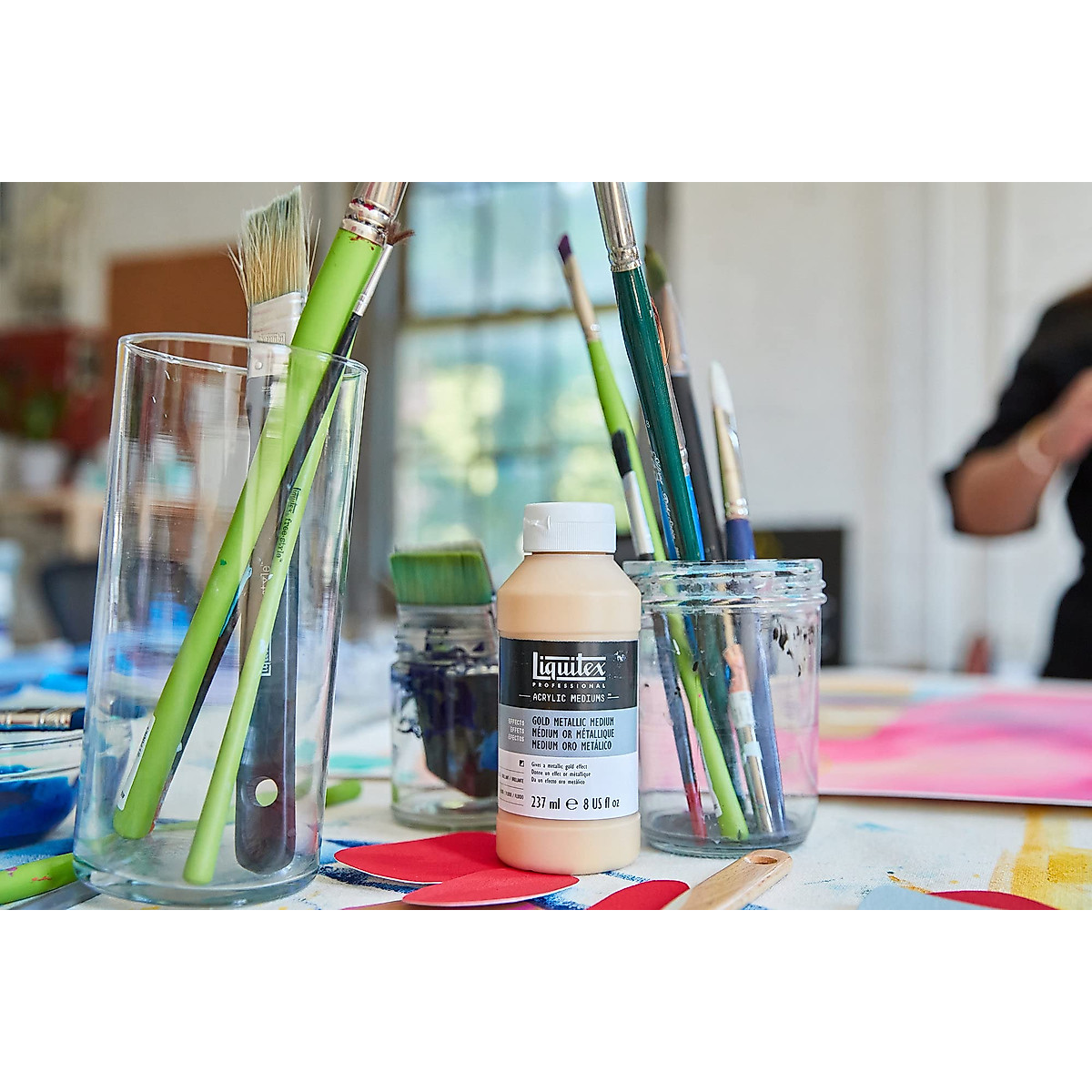 Liquitex Professional Effects Medium, 237ml (8-oz) Gold Metallic Medium