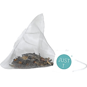 JUST T Baby It´s Cold Outside Pyramid Tea Bag (20 pcs) | Organic Black Tea – Mixed with Cloves, Orange and Cinnamon | Biodegradable Organic Tea Bags – Premium High-Grown Leaf Tea for All Tea Lovers