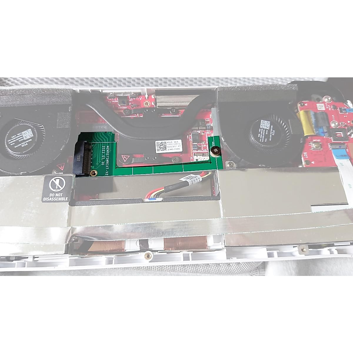 JMT M.2 Modified Board 2230 to 2280mm NVME MKey Modification PCB Circuit Board Compatible with ROG Ally Handheld Game Console (4layer Pcie4 Long)