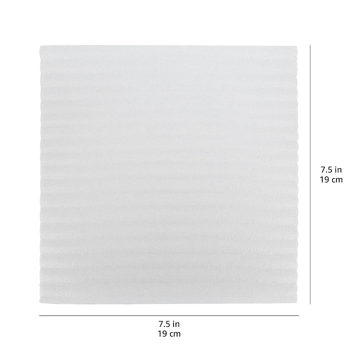 Amazon Basics Foam Wrap Sheets, 7-3/8 inches x 7.5 inches, 1/16-inch Thick, 100 Pack