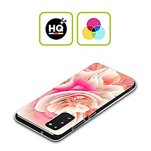 Head Case Designs Officially Licensed Haroulita Pink Orange Rose Glitch Soft Gel Case Compatible with Galaxy Note20 Ultra / 5G
