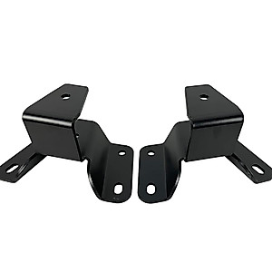 BST BSSP 4" Drop Kit Leveling Lowering Shackles Hangers Kits Compatible with 1973-1996 F-ord F-150 F100 Rear Drop Hangers & Shackles Drop Kit Lowering