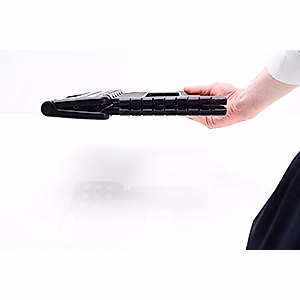 StepSafe Non Slip Folding Step Stool For Kids and Adults with Handle- 9 in Height, Holds up to 300 Lb! (black)