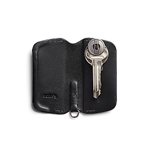 Bellroy Key Cover – Third Edition (Leather Key Holder, Holds 2 – 4 Keys) - Black