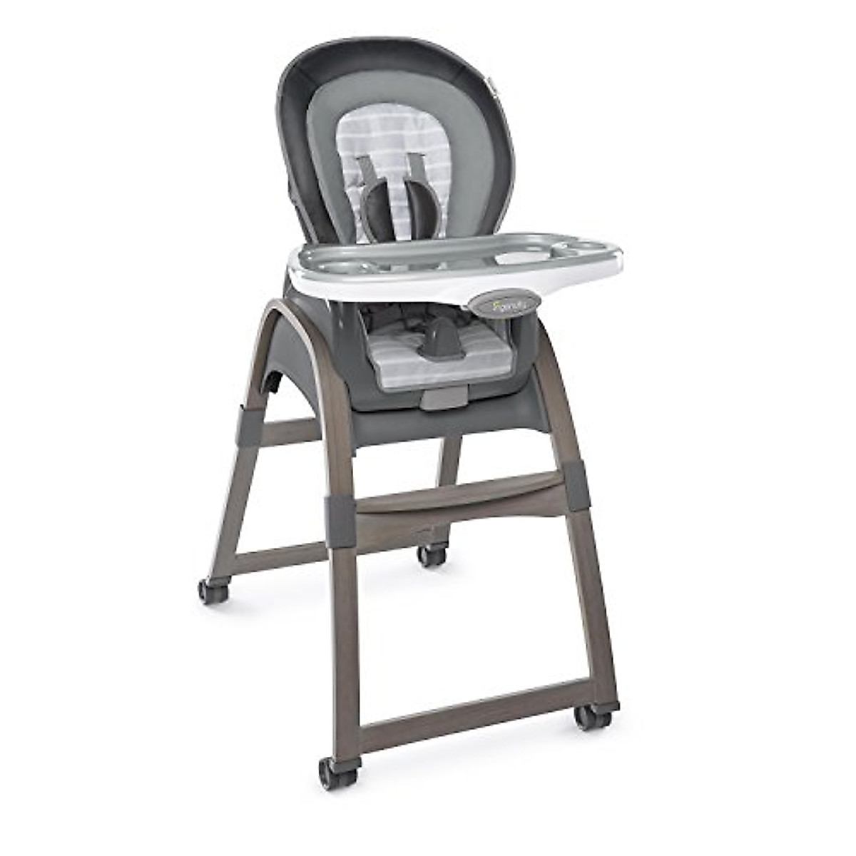 Ingenuity Boutique Collection 3-in-1 Wood High Chair, Bella Teddy - High Chair, Toddler Chair, and Booster