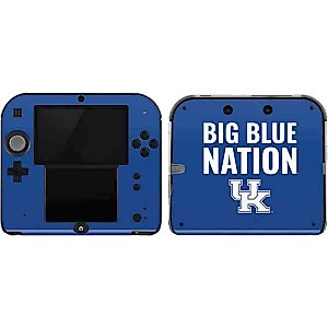 Skinit Decal Gaming Skin Compatible with 2DS - Officially Licensed College Big Blue Nation Design