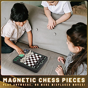 iCore Electronic Chess Set - Teach and Play with The Smart Chess Computer Game Board - Ideal for Beginners and Improving Players