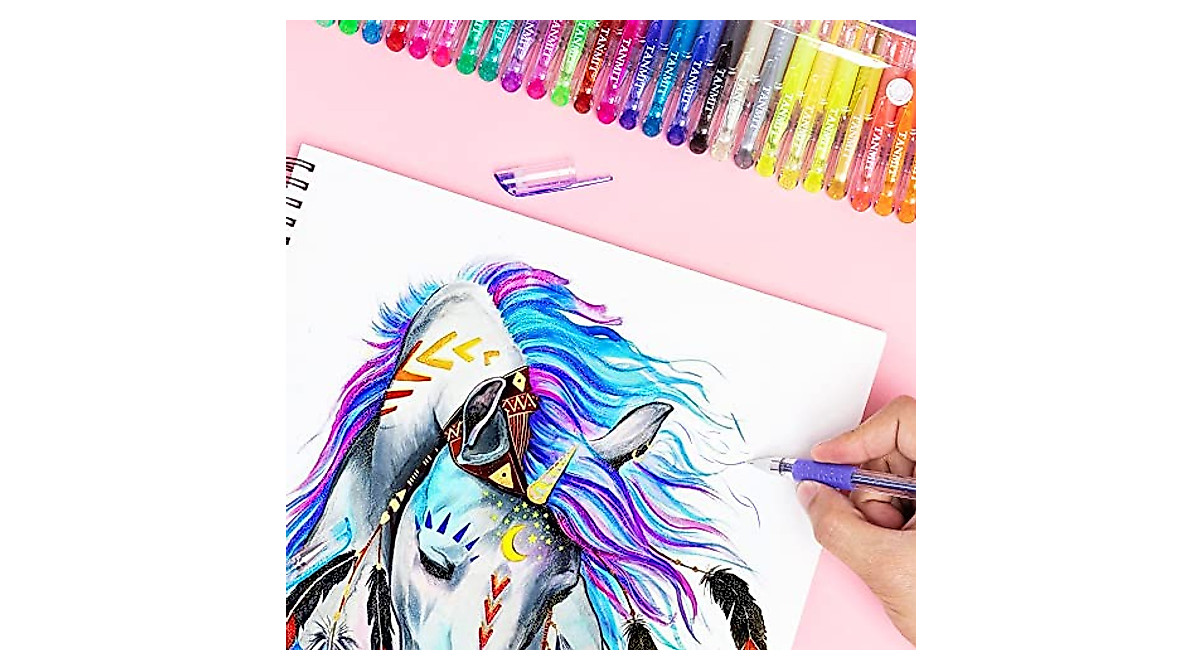 TANMIT 33 Color Gel Pens - Art, Coloring & Journaling
