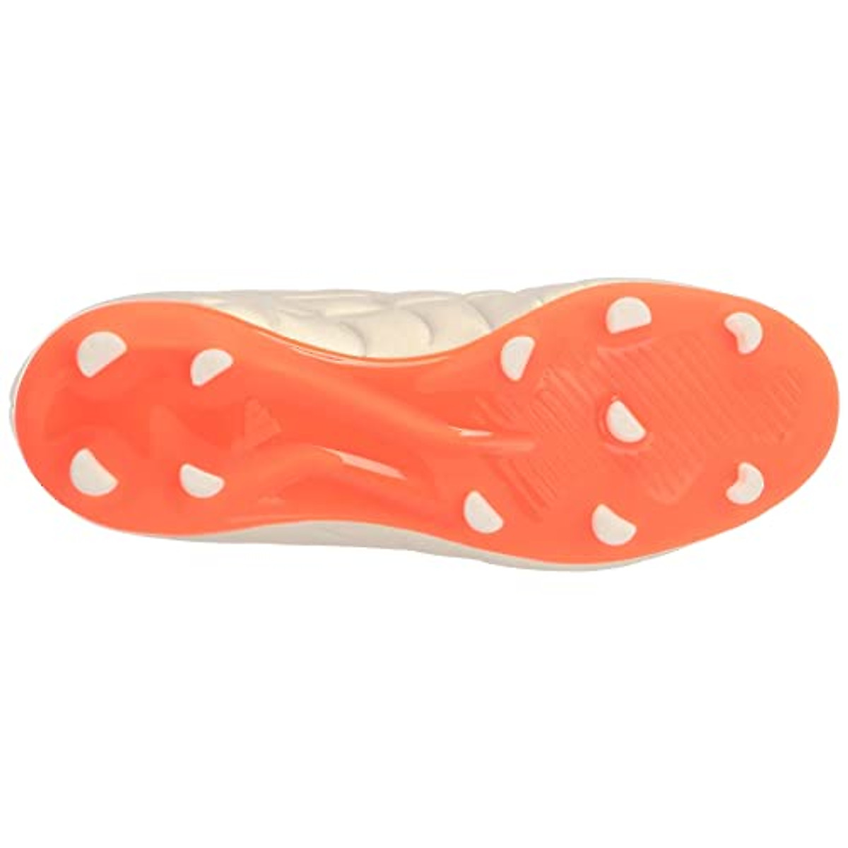 adidas Copa Pure.3 Firm Ground Football Shoe, Off White/Team Solar Orange/Off White, 3 US Unisex Little Kid