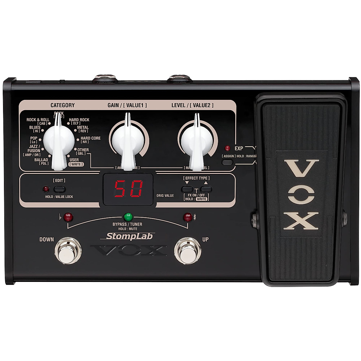 VOX STOMPLAB2G Modeling Guitar Multi-Effects Pedal