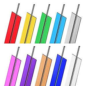 1000 Pcs Metallic Twist Ties 10 Colors Twist Tie 4" Bread Ties Twist Ties for Bags Foil Twist Ties Bag Ties Colorful Twist Ties for Party Gift Wrapping Bags Cellophane Treat Bags Bread Candy Bags