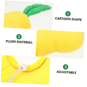 DOITOOL 2pcs Pet Collar Adjustable Dog Bowl Stand Lick Collar for Dogs Puppy Bite Collar Cat Recovery Neck Cone Dog Recovery Cones Pet Plush Conical Elizabeth Circle