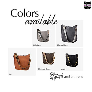 Pinafore Signature Vegan Leather Crossbody Fashion Shoulder Bag with Adjustable Strap (Signature Tan)