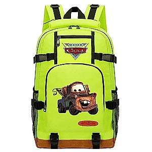 Teenager Cars Graphic Daypack-Student Mater Travel Bag-Mack Water Resistant Bookbag for Youth