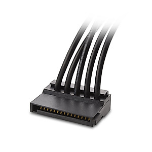 Cable Matters 2-Pack 15 Pin SATA to 4 SATA Power Splitter Cable - 18 Inches