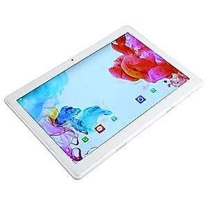 Kufoo Tablet Touch, 10.1 Inch IPS LCD Display Tablet with 3 Card Slots 100‑240V 4G LTE Entertainment (US Plug)
