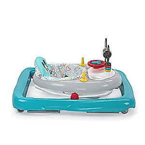 Bright Starts Disney Baby Mickey Mouse Original Bestie 2-in-1 Baby Activity Walker - Easy Fold Frame and Removable-Toy Station, 6 Months and up