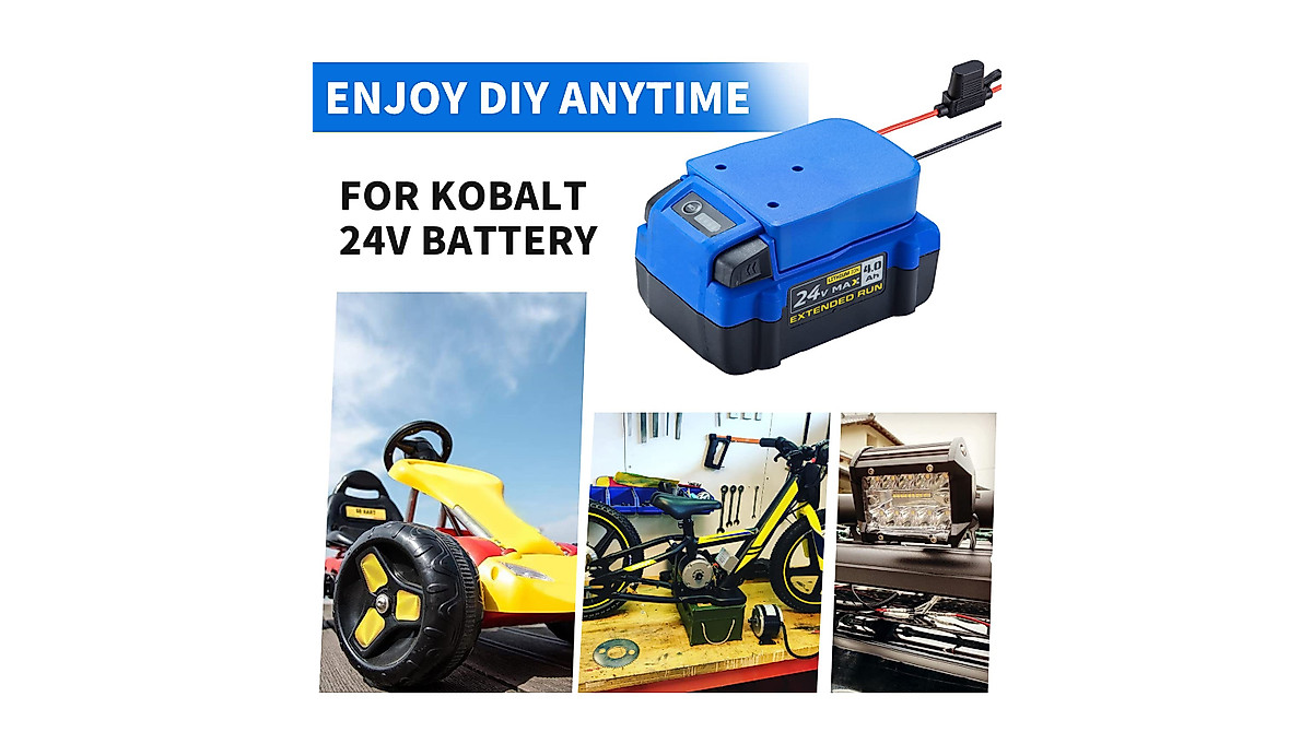 Kobalt 24V Battery Adapter for DIY Power Projects