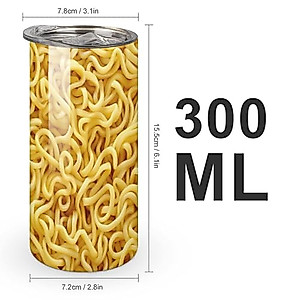 Instant Noodles Funny Coffee Mug Stainless Steel Travel Insulated Tumbler Double Wall Water Cup 10 Oz