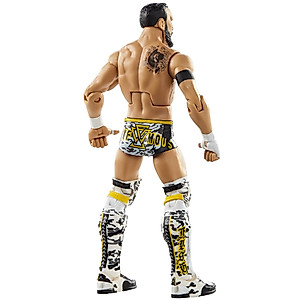 WWE Bobby Fish Elite Series #79 Deluxe Action Figure with Realistic Facial Detailing, Iconic Ring Gear & Accessories