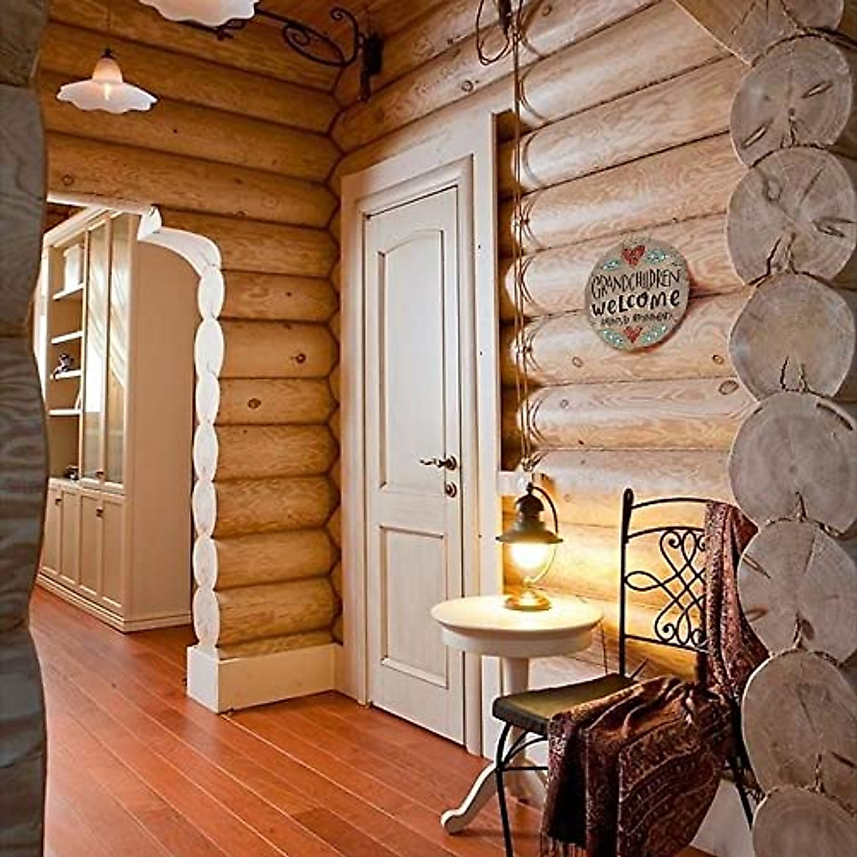 Outdoor/Garden Stepping Stones - Grandma and Grandpa Gifts - Great Grandma Gifts (Grandparents Day Gift "Grandchildren Welcome Home")