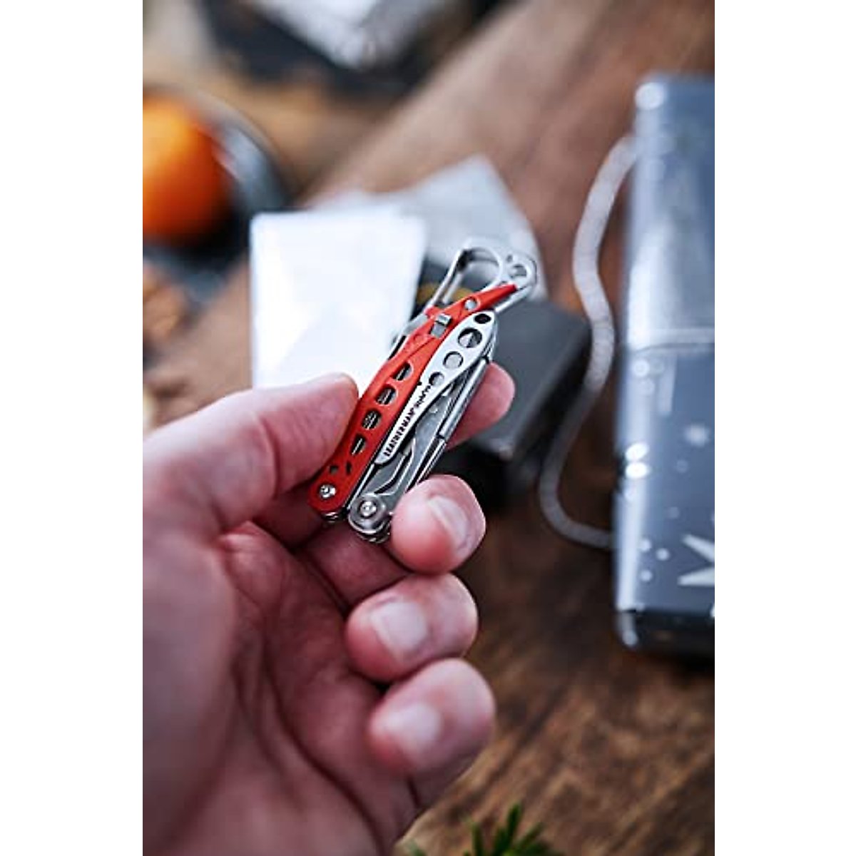 LEATHERMAN, Style PS Keychain Multitool with Spring-Action Scissors and Grooming Tools, Built in the USA, Black