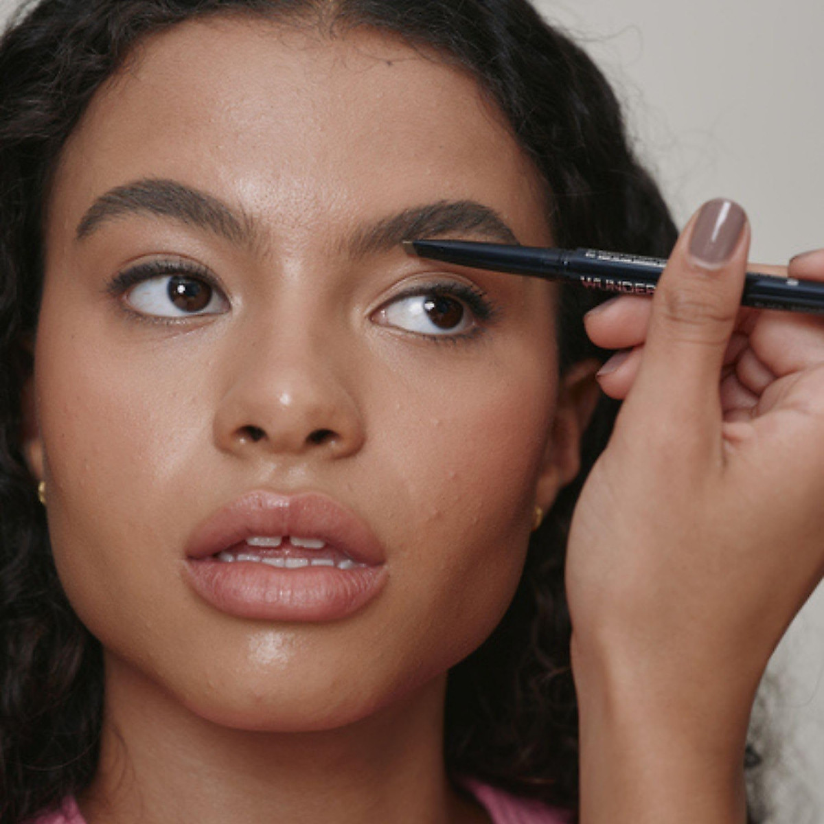 Wunderbrow Dual Precision Brow Liner, Eyebrow Liner Pencil With Angled Tip and Ultra Fine Tip Dual Precision Brow Liner Eye Brow Make Up, Color Brunette