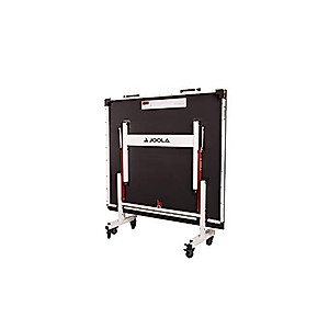 JOOLA Rally TL - Professional MDF Indoor Table Tennis Table w/ Quick Clamp Ping Pong Net & Post Set - 10 Minute Easy Assembly - Corner Ball Holders - Ping Pong Table w/ Playback Mode,