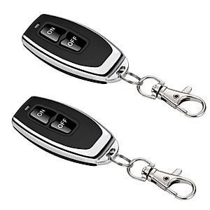 YETOR Wireless Lights Switch kit,AC120V/110V/ /40A Relay Long Range Remote Control Switch for Pump, Lights,Household Appliances, Garage Door, and Electrical Equipment