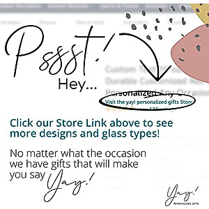 Personalized Beer Glass Engraved with Your Custom Text - Customized Gifts, Unique Birthday Gift, Bridesmaid Gift, Custom Gifts for Women or Men (16oz Pint)