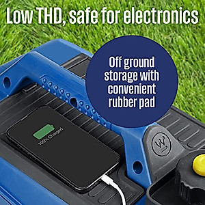 Westinghouse 2550 Peak Watt Super Quiet & Lightweight Portable Inverter Generator, RV Ready 30A Outlet, Gas Powered, CO Sensor, Parallel Capable, Long Run Time,Blue