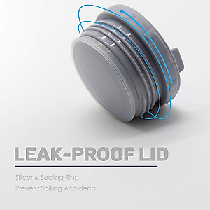 TEKKER'S Insulated Thermos Food Jar Lunch Thermos 17 Oz Stainless Steel Container Kids Vacuum Flask Folding Spoon Office Travel Camping Work School Outdoors Pink Unicorns