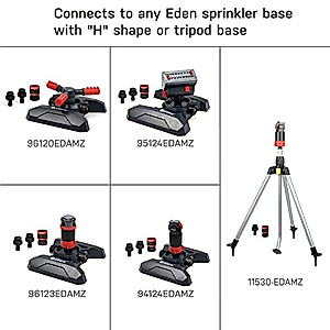 Eden 5 Pattern Turbo Gear Drive Rotary Sprinkler Head for Lawn and Garden, 360 Degree Coverage(Model#16030)