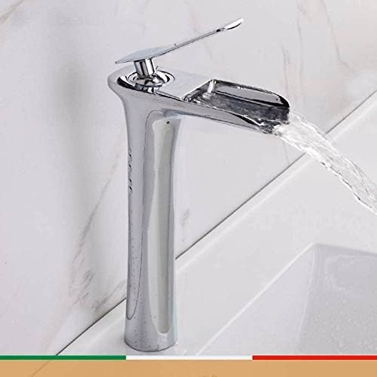 GUOWENHA Kitchen Taps Basin Faucet Bath Waterfall Shower Faucet Bathtub Faucet Deck Mounted Brass Bathroom Faucets